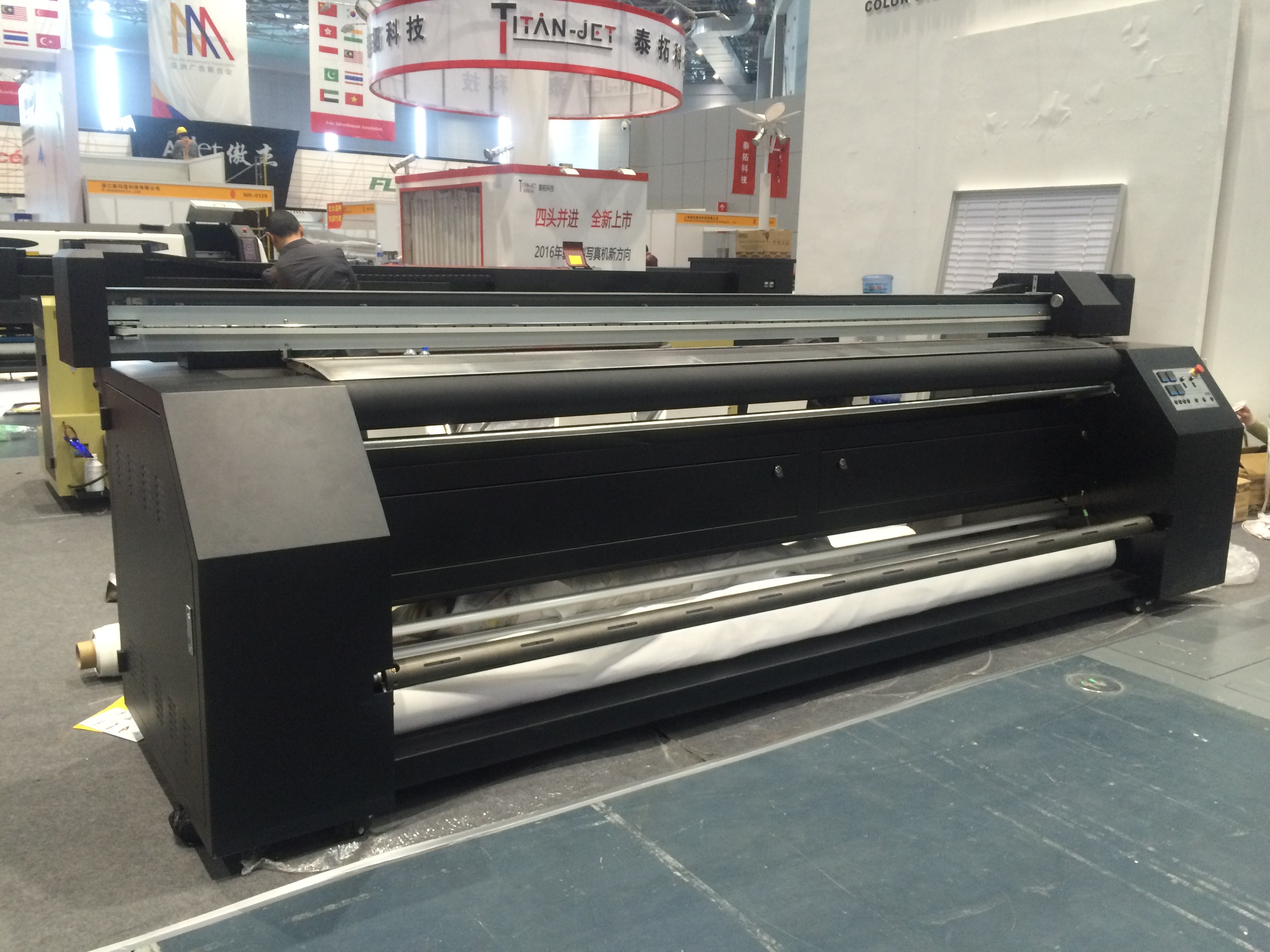 Digital Sublimation / Pigment / Reactive Textile Cmyk Printing Machine ...