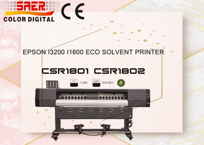 Eco Solvent Printer CMYK Flex Banner Printing Machine