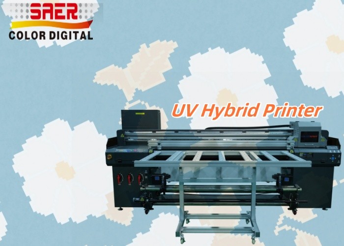 Flatbed And Roll To Roll All-in-one Inkjet Printer UV Hybrid Printing ...
